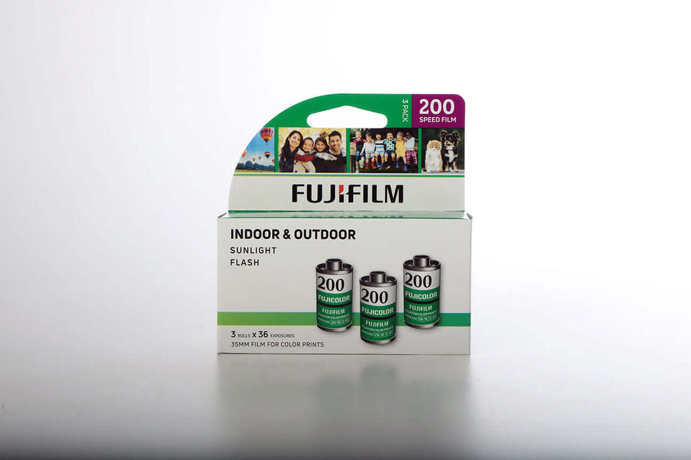 Fujifilm 200 Color Negative Film (35mm rolls, 3-Pack) – Film Developing Co
